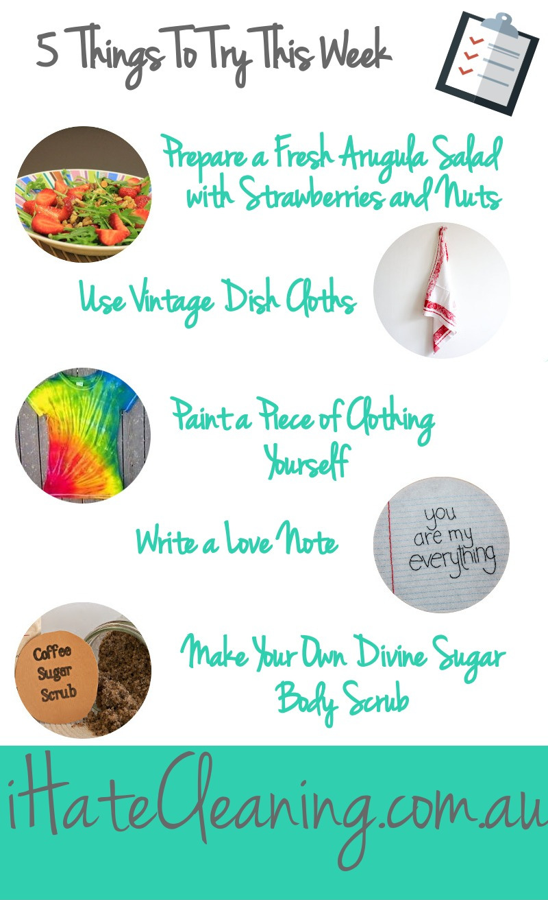 Face These 5 Challenges This Week and Break FreeI Hate Cleaning